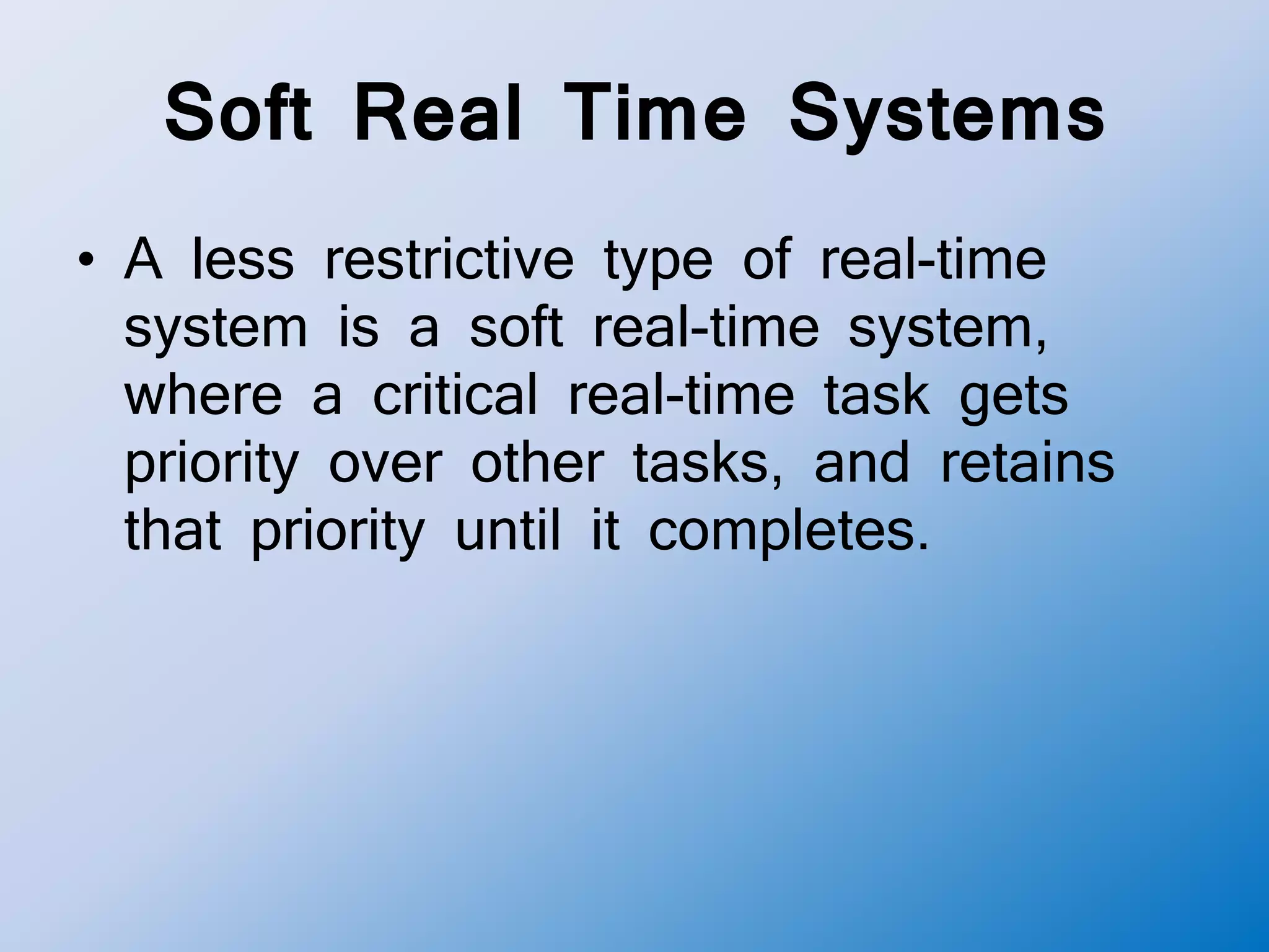 Operating System 06 Operating System Classification Ppt