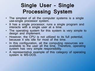 Operating system 06 operating system classification | PPT