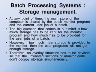 Operating system 07 batch processing operating system | PPT