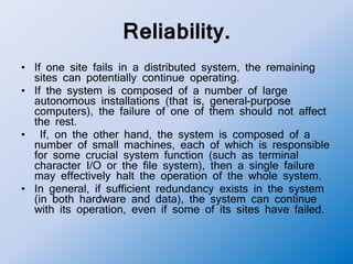 Operating system 09 distributed operating system | PPTX | Operating ...