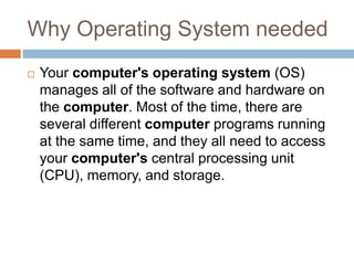 Operating system1 | PPT