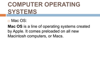 Operating system1 | PPT