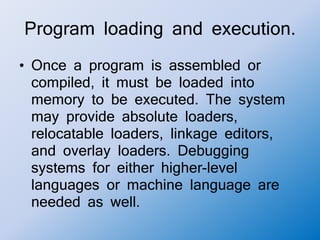 Operating system 12 system programs | PPTX