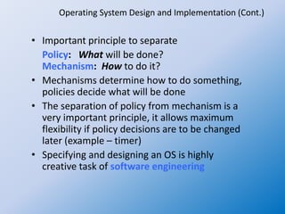 Operating system 13 structure of os and layer design of dos | PPT