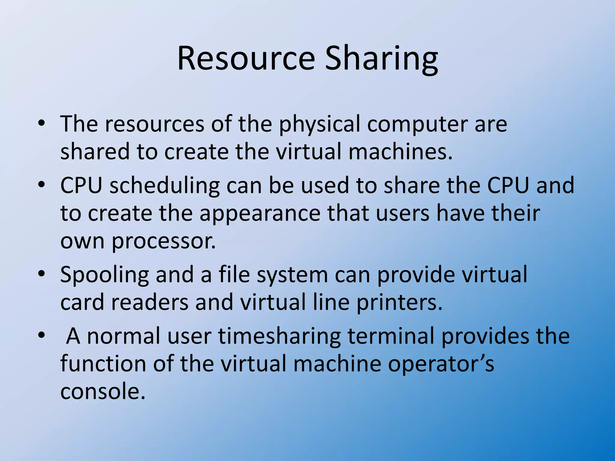 Operating system 16 virtual machines | PPT