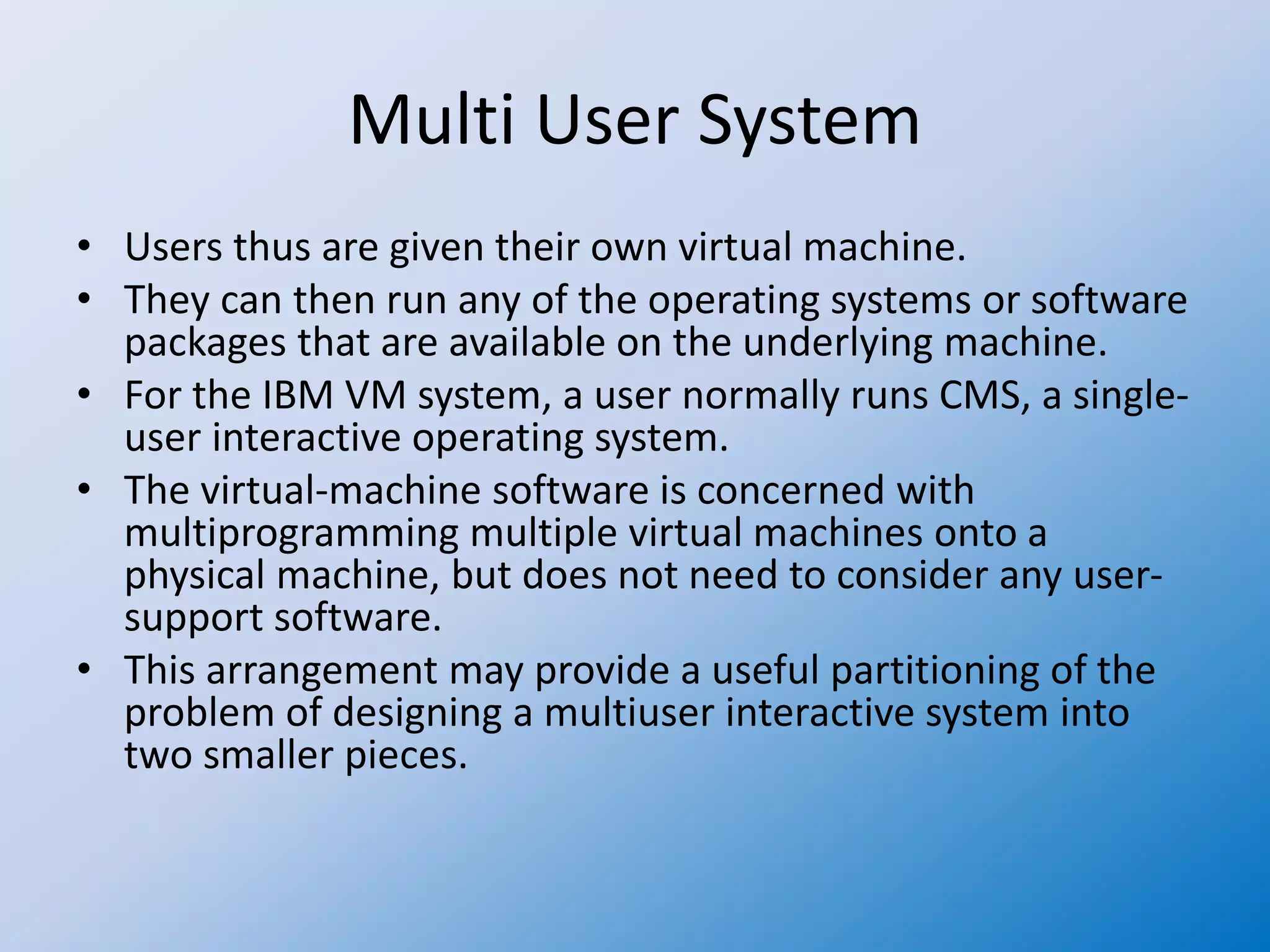 Operating system 16 virtual machines | PPT