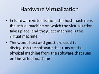 Operating system 16 virtual machines | PPT