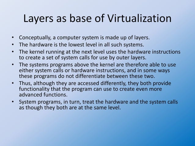 Operating system 16 virtual machines | PPT