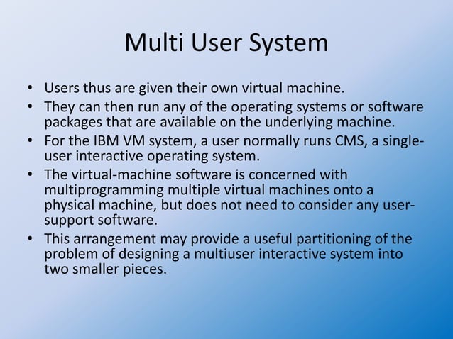 Operating system 16 virtual machines | PPT