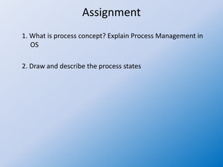 Operating system 17 process management | PPTX | Operating Systems ...