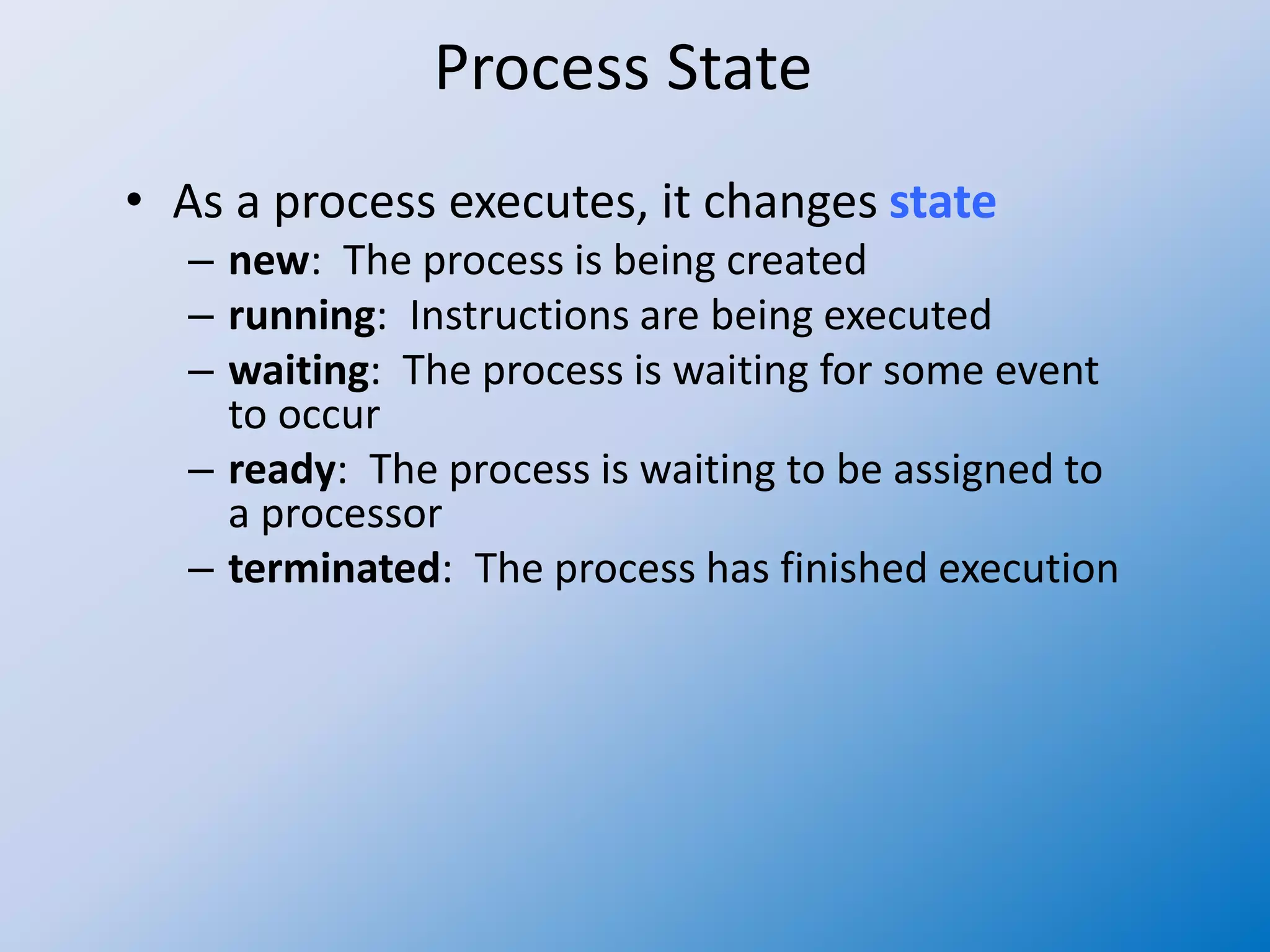 Operating System 18 Process Creation And Termination Pptx Operating