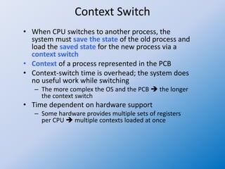 Operating system 18 process creation and termination | PPTX