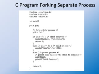 Operating system 18 process creation and termination | PPTX