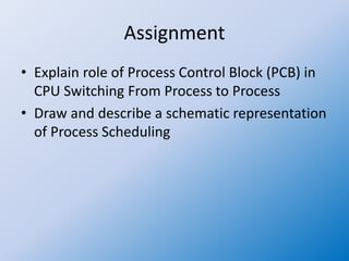 Operating system 18 process creation and termination | PPTX