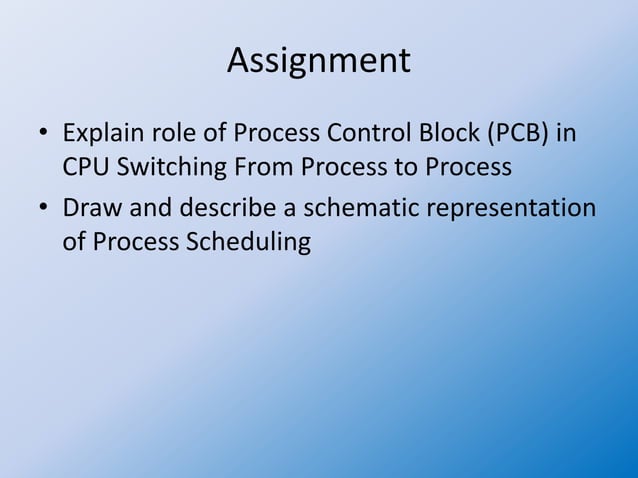 Operating System 18 Process Creation And Termination Pptx Operating