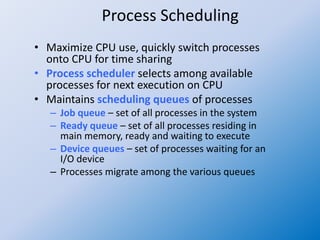 Operating system 18 process creation and termination | PPT