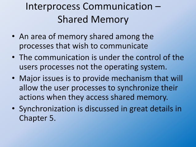 Operating system 19 interacting processes and ipc | PPT
