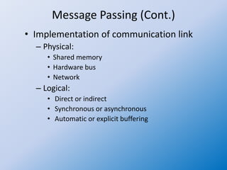Operating system 19 interacting processes and ipc | PPTX