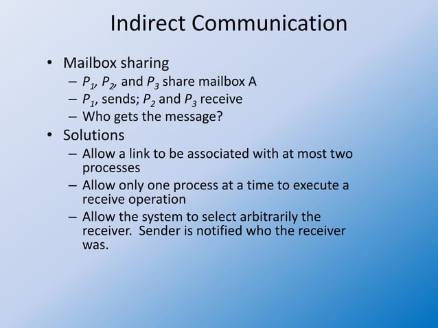 Operating system 19 interacting processes and ipc | PPT