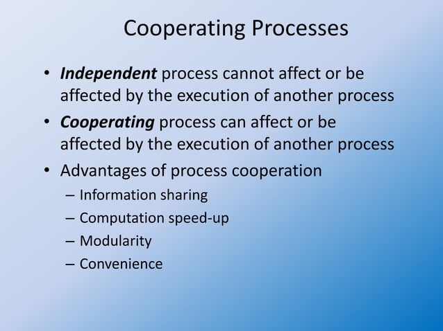 Operating system 19 interacting processes and ipc | PPT