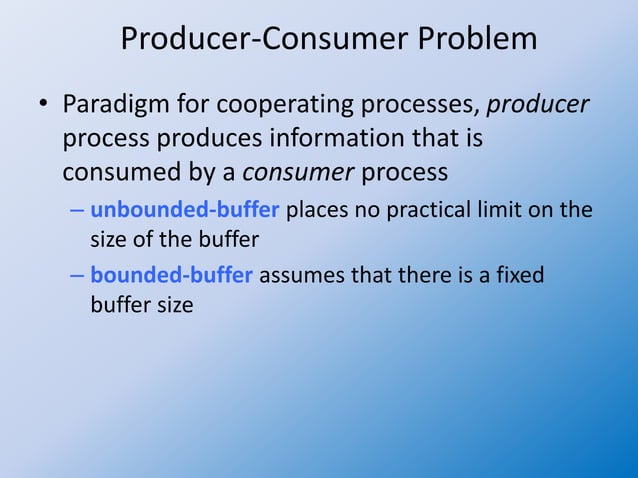 Operating system 19 interacting processes and ipc | PPT