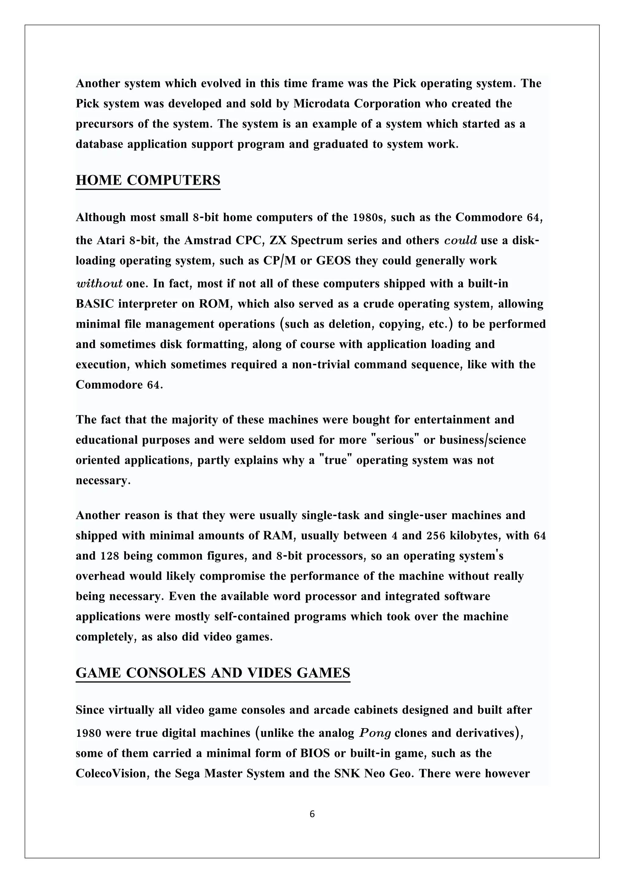 Operating System..! | DOC