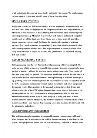 Operating System..! | PDF