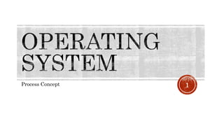 Operating system - Process and its concepts | PPTX