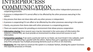 Operating system - Process and its concepts | PPTX