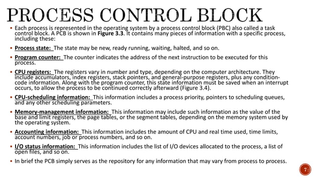 Operating system - Process and its concepts | PPTX | Operating Systems ...