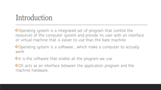 Operating system2.pdf | Operating Systems | Computer Software and Applications