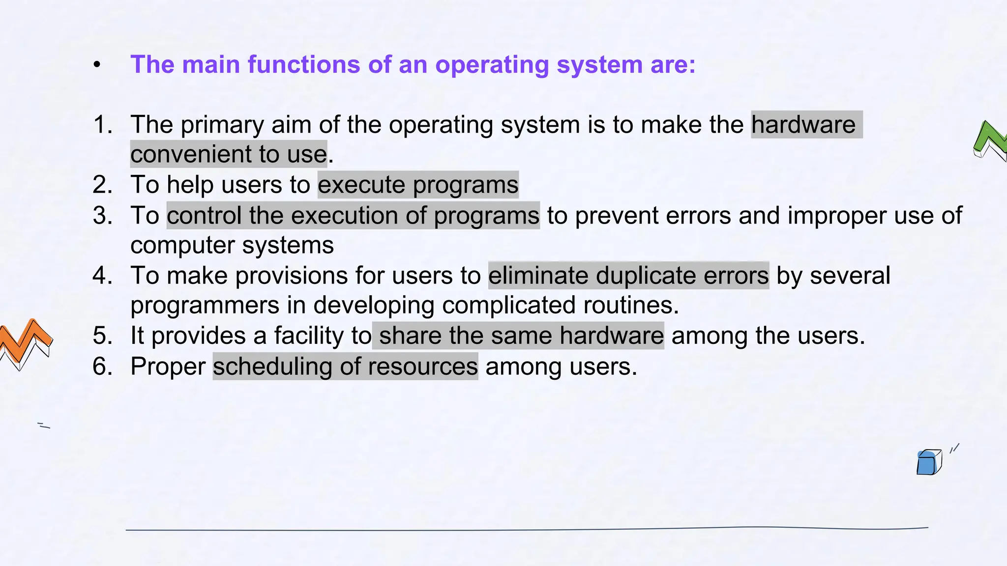 Hsc Computer Science Paper 1 Chap 1 Operatingsystem2024pdf Operating Systems Computer