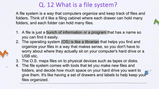 Hsc Computer Science Paper 1 Chap 1 Operatingsystem2024pdf Operating Systems Computer