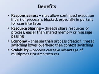 Operating system 20 threads | PPT