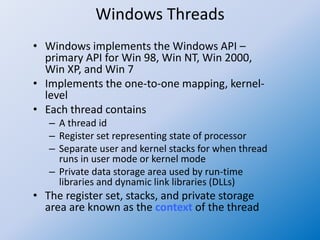 Operating system 22 threading issues | PPTX