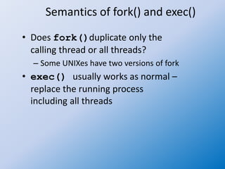 Operating system 22 threading issues | PPT