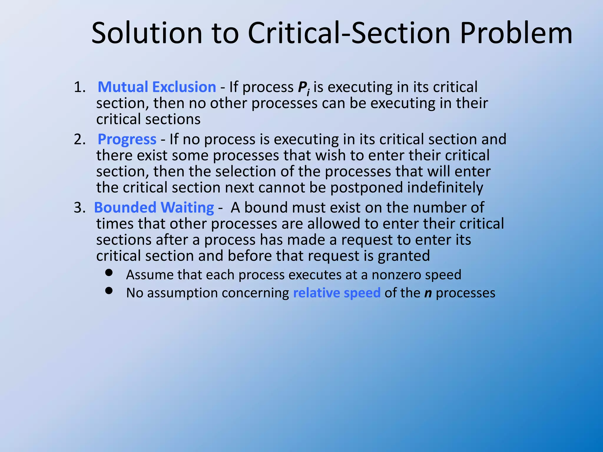 Operating System 23 Process Synchronization Ppt 7850