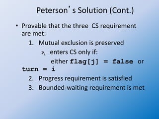 Operating system 23 process synchronization | PPT