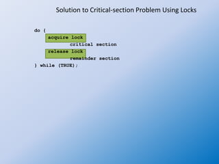 Operating system 23 process synchronization | PPT