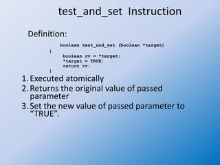 Operating system 23 process synchronization | PPT