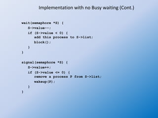 Operating system 24 mutex locks and semaphores | PPTX