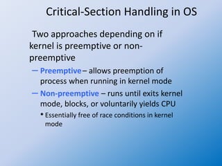Operating system 24 mutex locks and semaphores | PPTX
