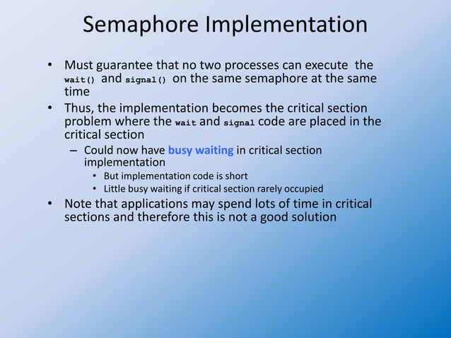 Operating system 24 mutex locks and semaphores | PPTX | Operating Systems | Computer Software ...