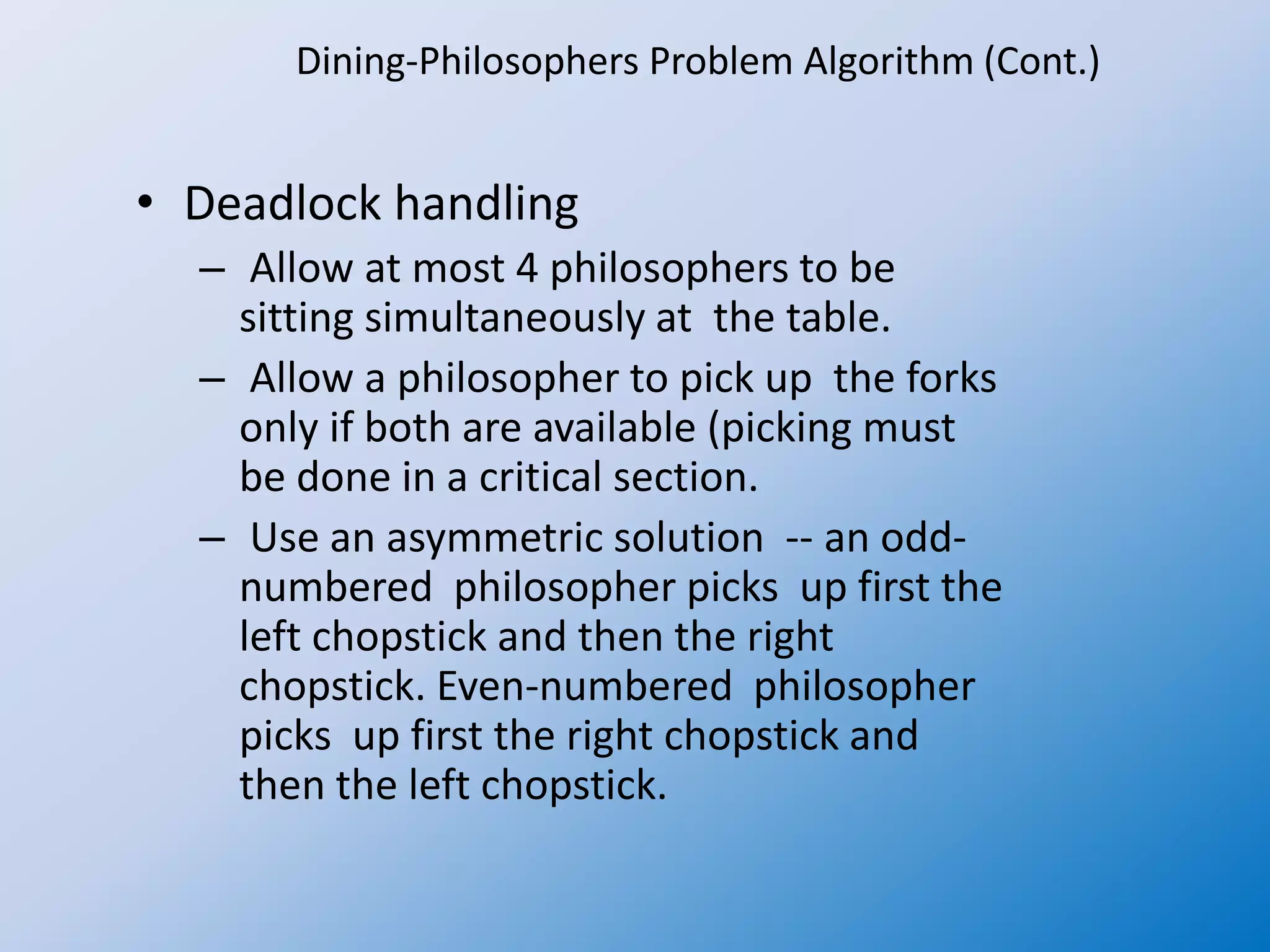 Operating System 25 Classical Problems Of Synchronization Ppt