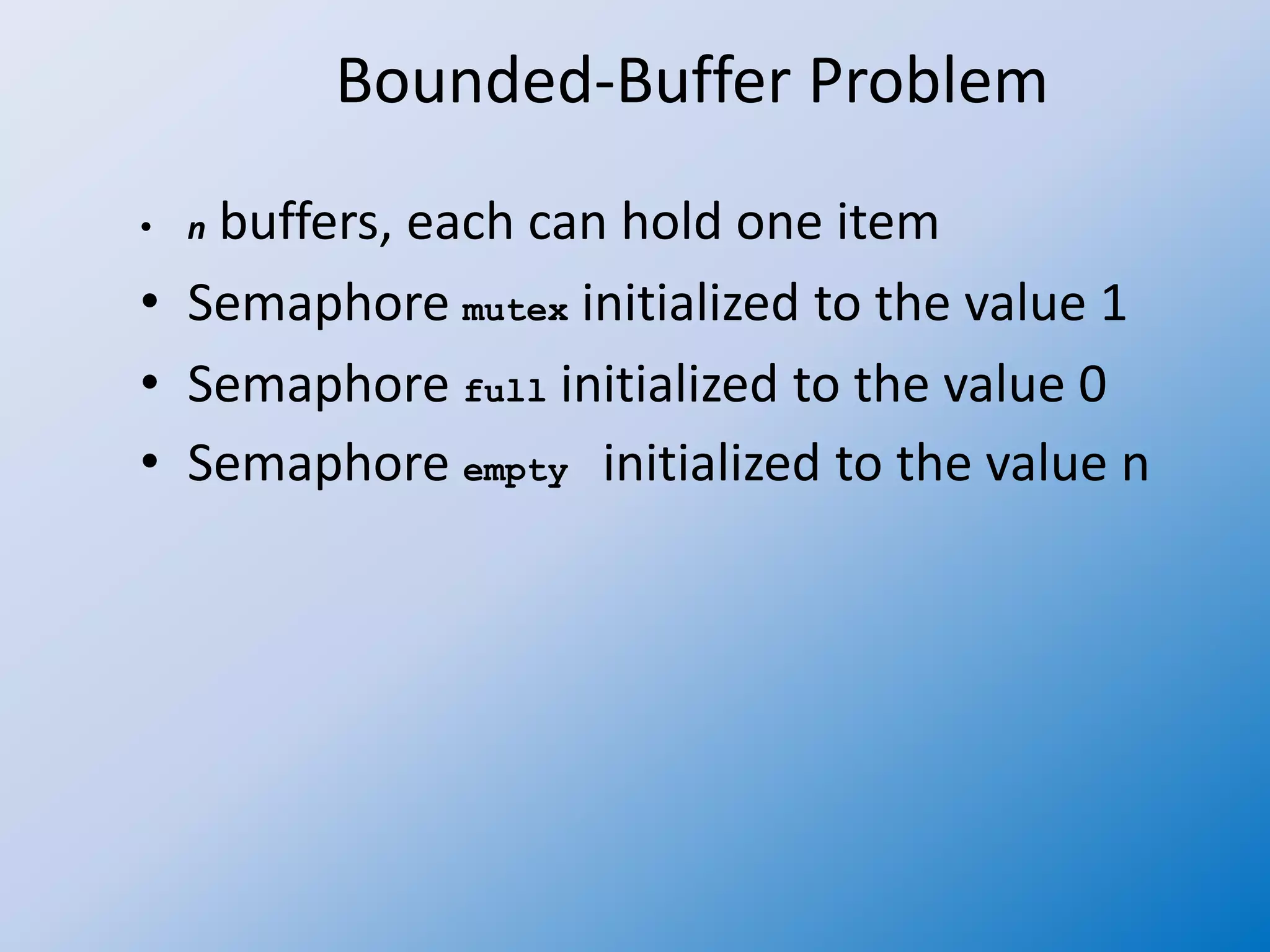 Operating System 25 Classical Problems Of Synchronization Ppt
