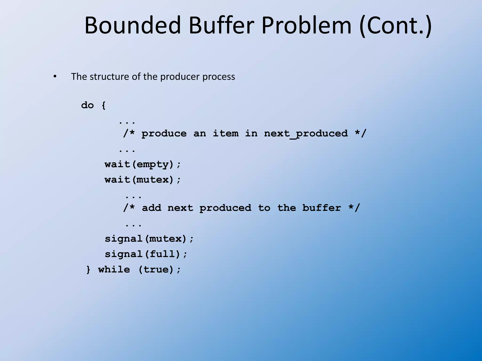 Operating System 25 Classical Problems Of Synchronization Ppt