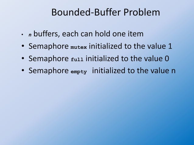 Operating system 25 classical problems of synchronization | PPTX