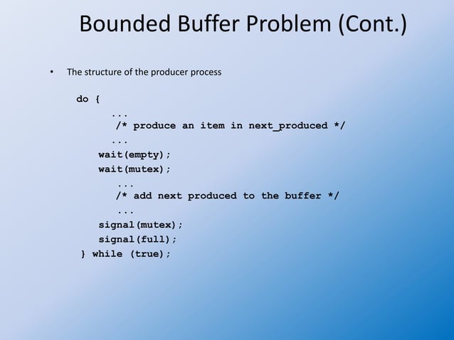 Operating system 25 classical problems of synchronization | PPTX