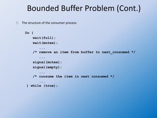 Operating system 25 classical problems of synchronization | PPTX
