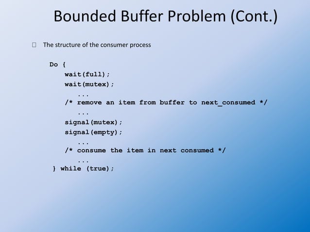 Operating System 25 Classical Problems Of Synchronization Ppt
